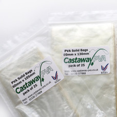 Castaway PVA - Slow Melt Solid PVA Bags 20-pack